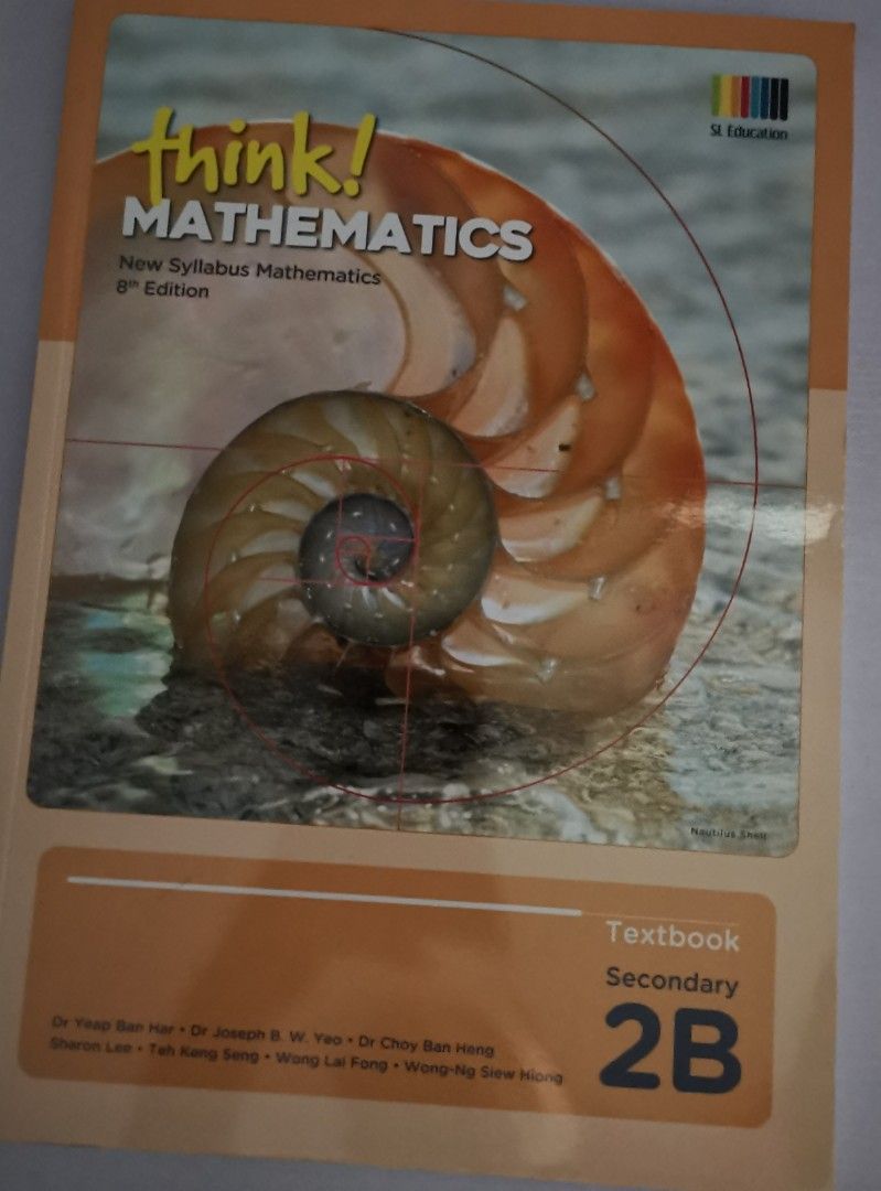 think! Mathematics Secondary Textbook 2A and 2B (8th Edition), Hobbies ...