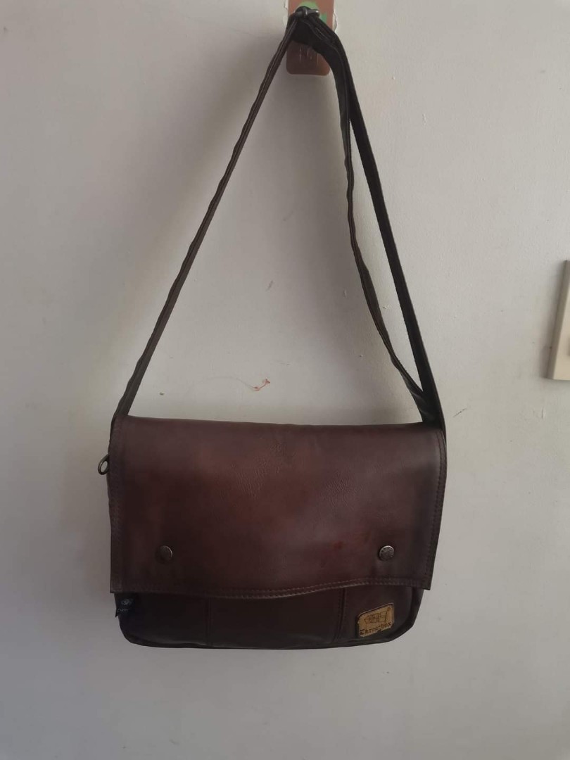 sale sale🎉three box bag leather, Men's Fashion, Bags, Sling Bags on ...