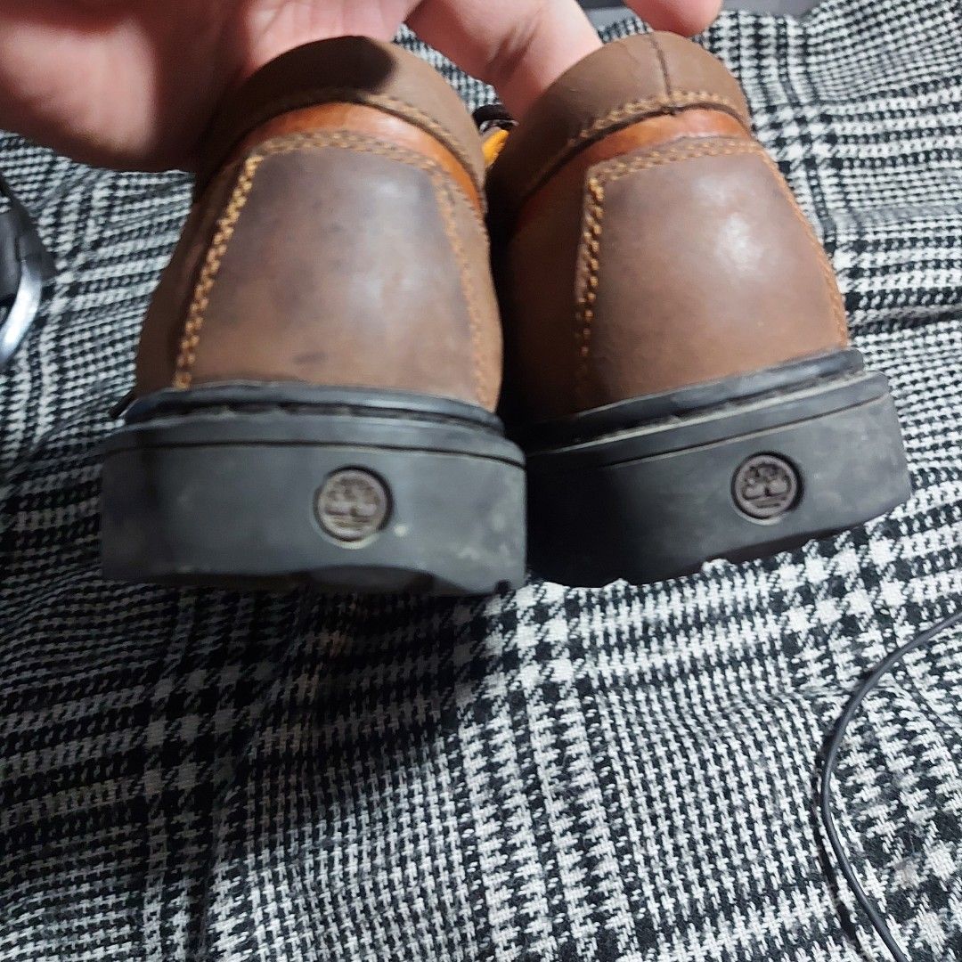 Timberland Men Shoes leather 9.5, Men's Fashion, Footwear, Casual Shoes ...
