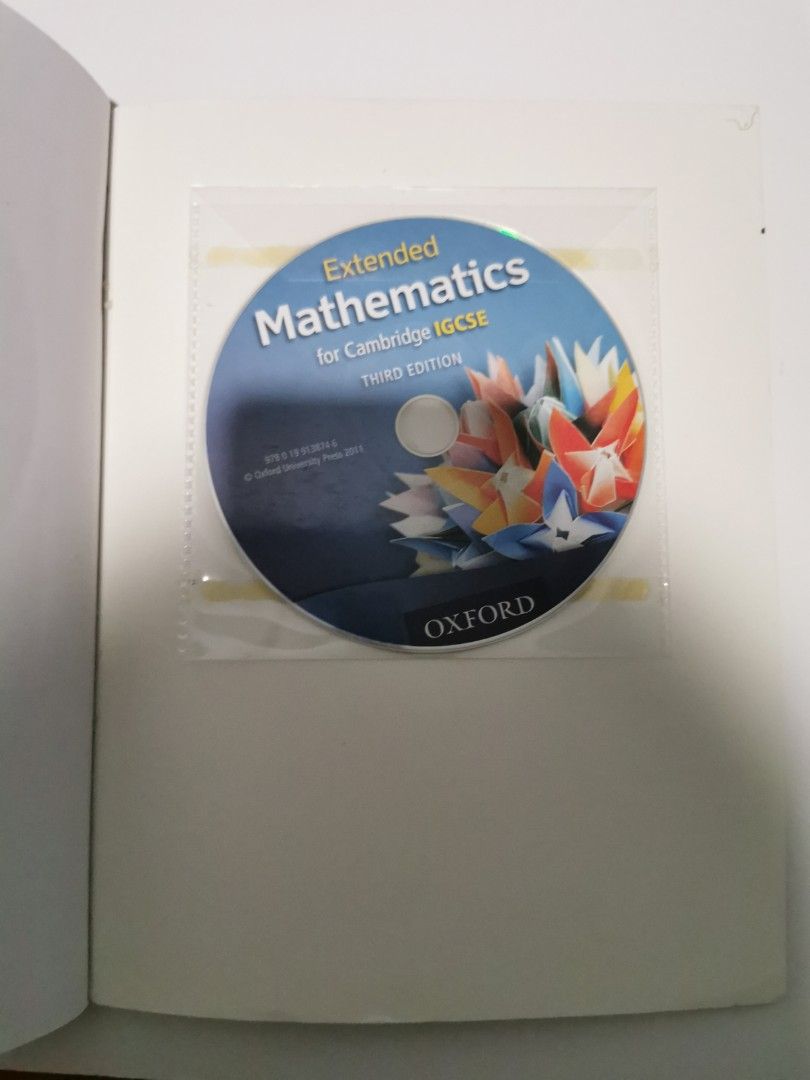 [TIP TOP CONDITION] Extended Mathematics for Cambridge IGCSE Third ...