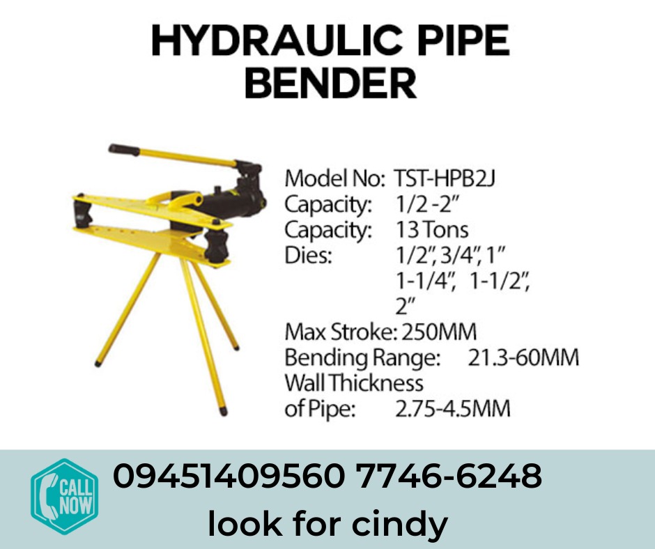 TITAN HYDRAULIC PIPE BENDER 1/2"-2", Commercial & Industrial ...