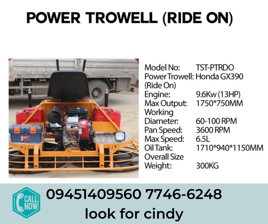TITAN RIDE ON POWER TROWEL, Commercial & Industrial, Construction ...