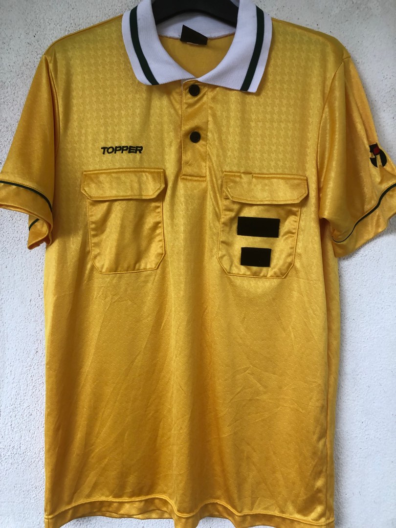 Topper Referee Jersey Made Japan, Men's Fashion, Tops & Sets, Tshirts ...