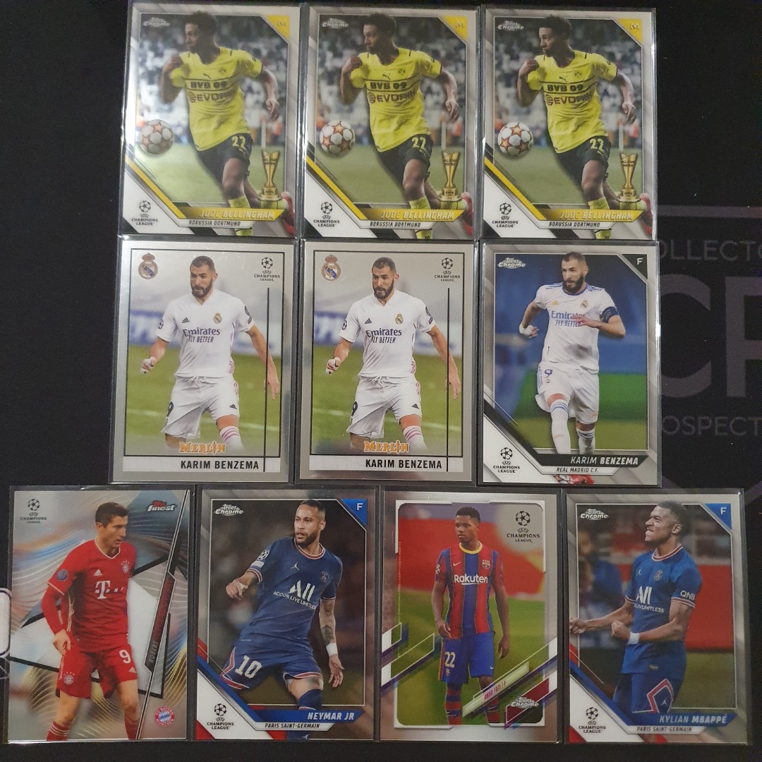 Topps UCL Football Soccer Star Base cards WORLD CUP CRAZE, Hobbies ...