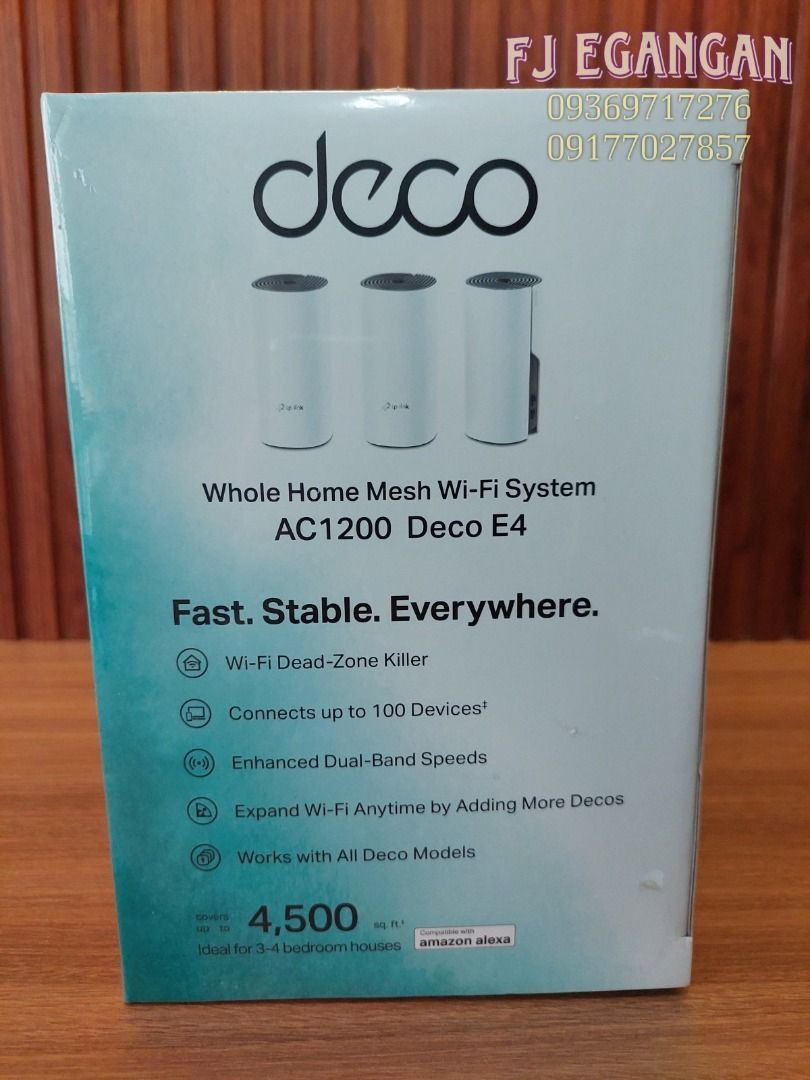 Tp Link Deco E Pack Ac Whole Home Mesh Wi Fi System Computers Tech Parts