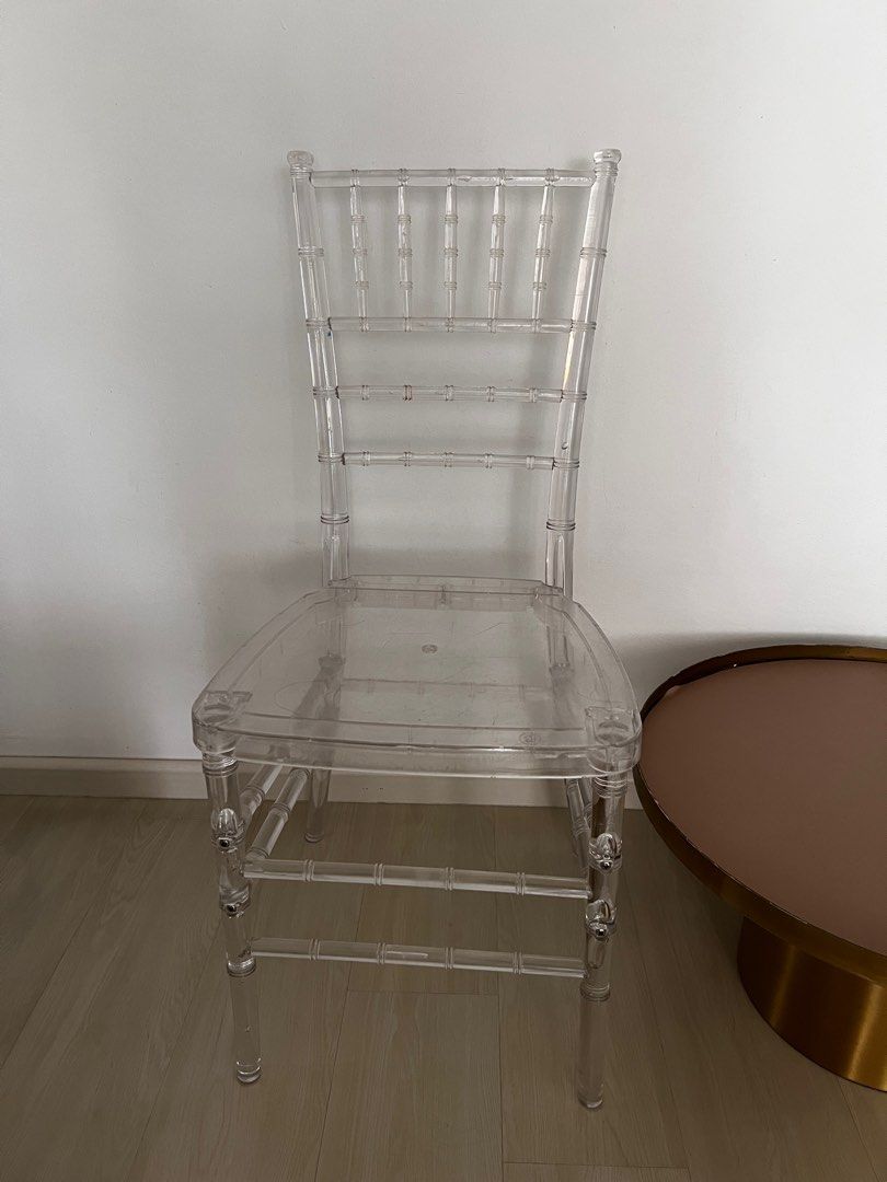 Transparent Ghost chair, Furniture & Home Living, Furniture, Chairs on ...