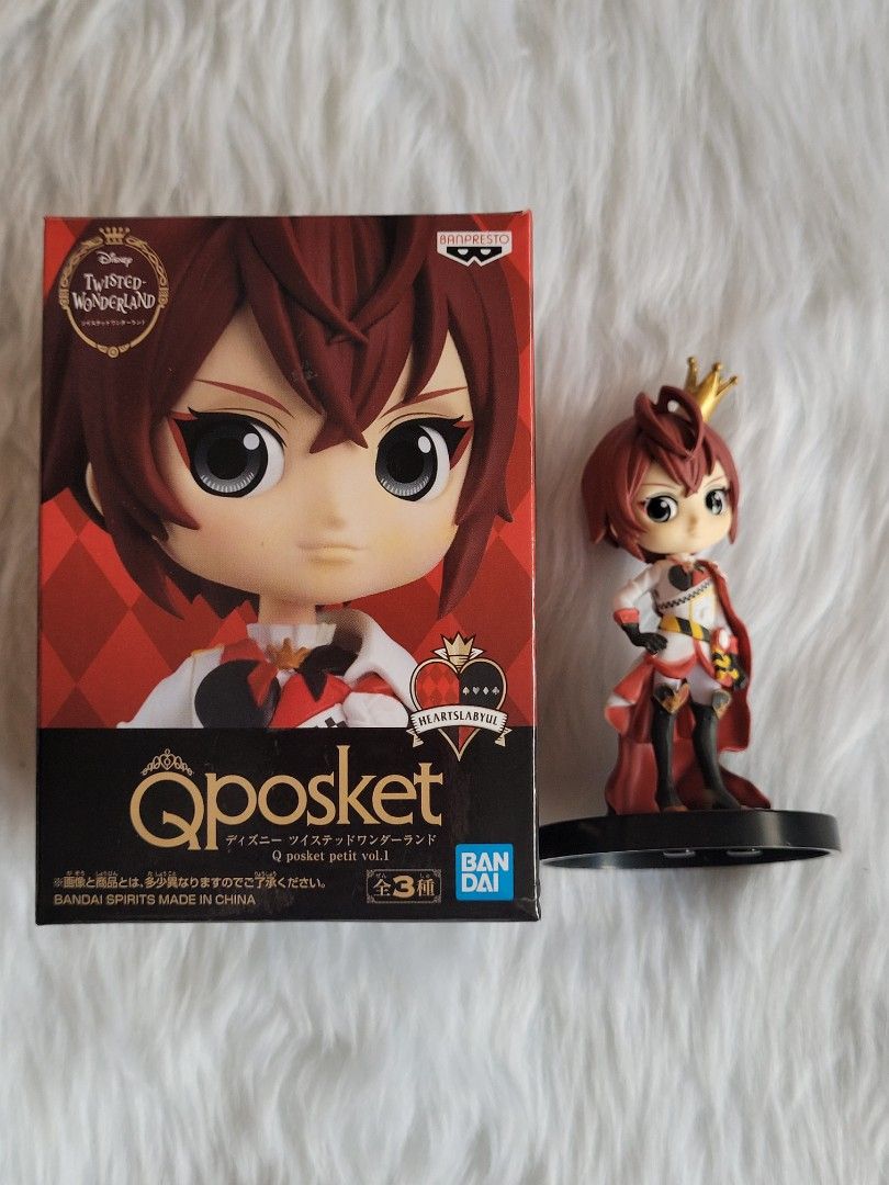Twisted Wonderland QPOSKET Heartslabyul Dorm Leader Riddle Rosehearts, Hobbies & Toys, Toys ...