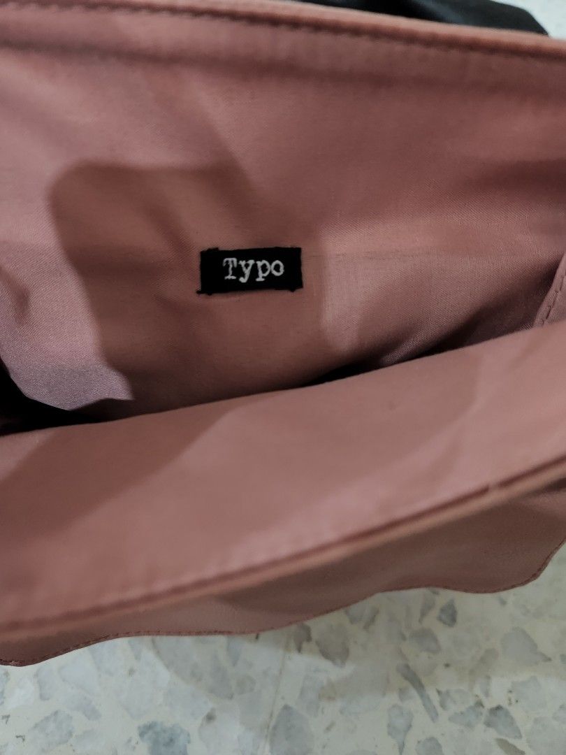 Typo backpack (pink), Women's Fashion, Bags & Wallets, Backpacks on ...