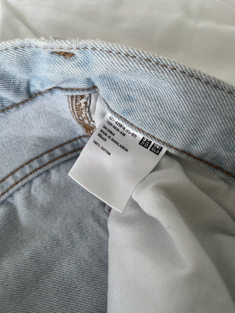 Uniqlo Plus Size High Waist Denim Jeans, Women's Fashion, Bottoms ...