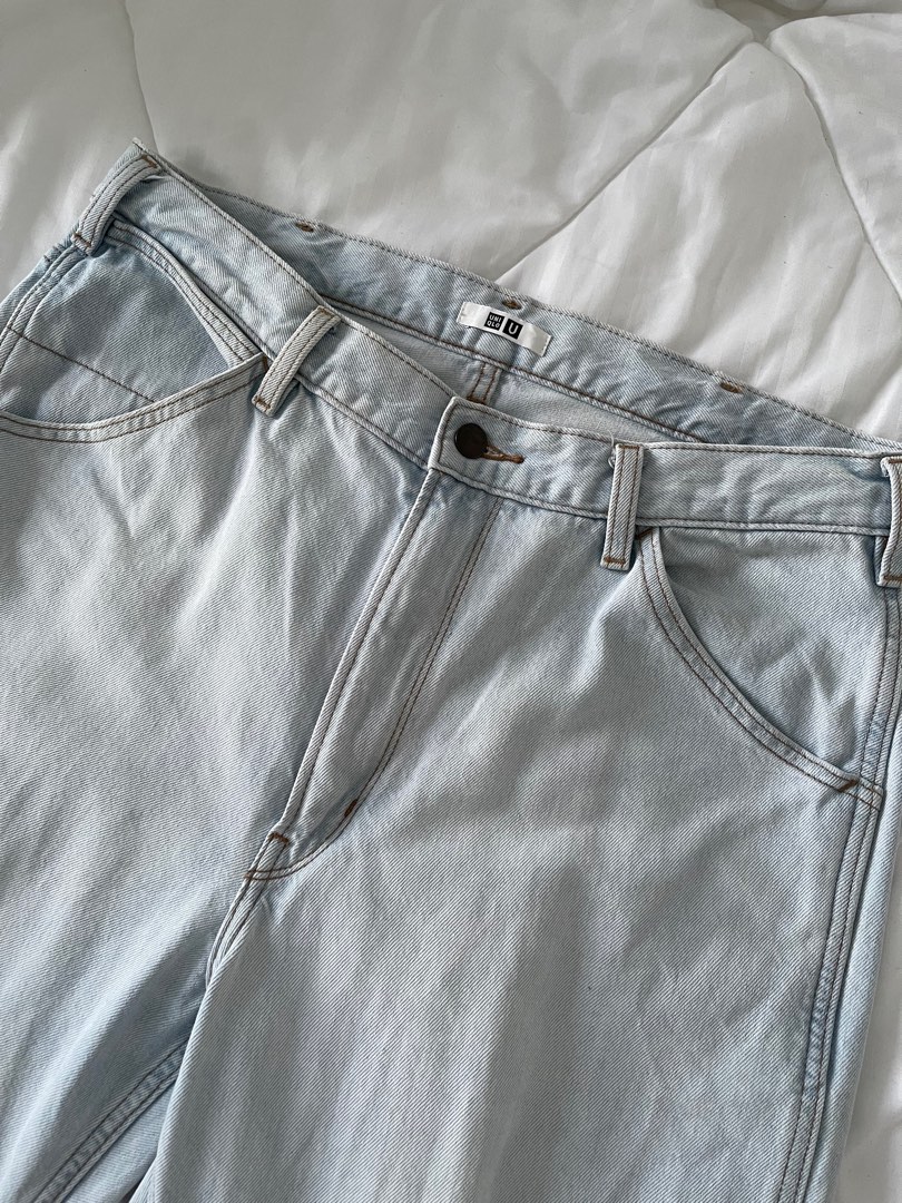 Uniqlo Plus Size High Waist Denim Jeans, Women's Fashion, Bottoms ...