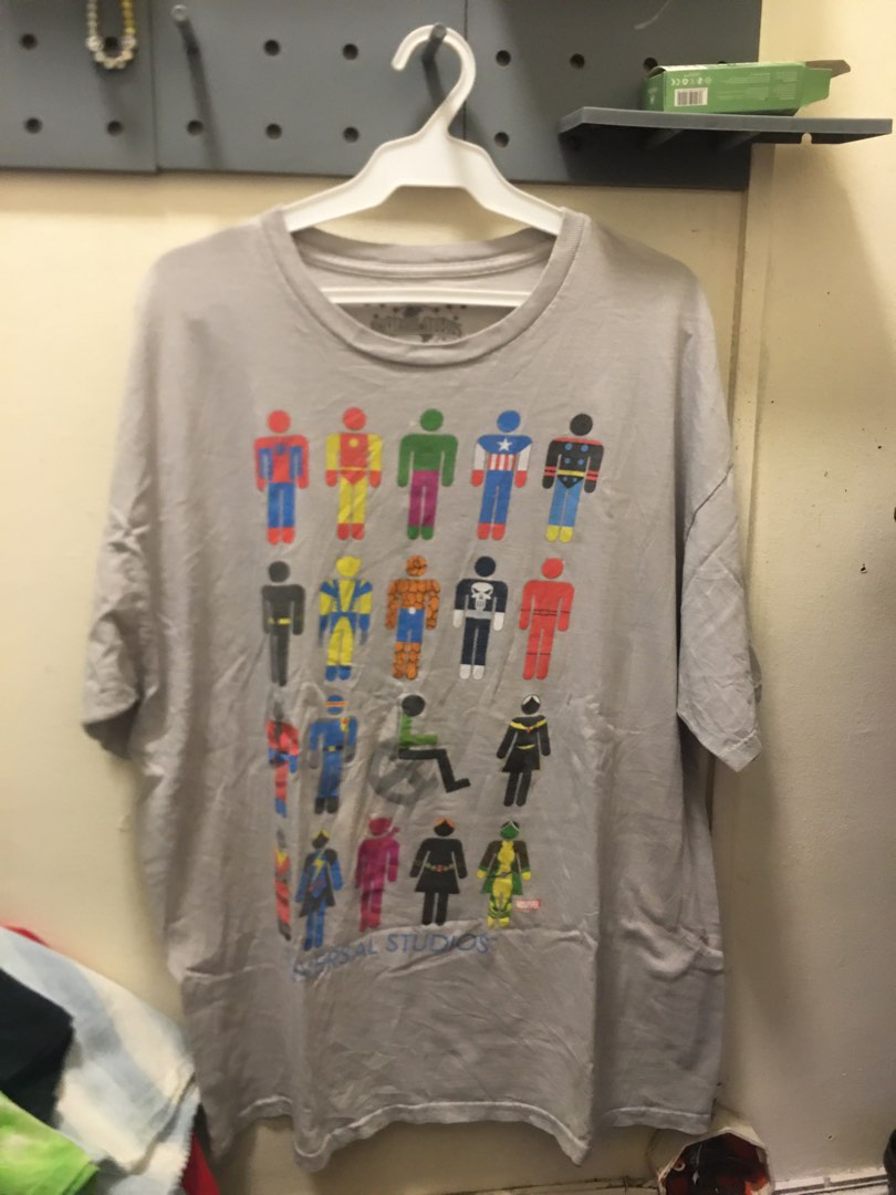 Universal Studios Marvel Shirt, Men's Fashion, Tops & Sets, Tshirts ...