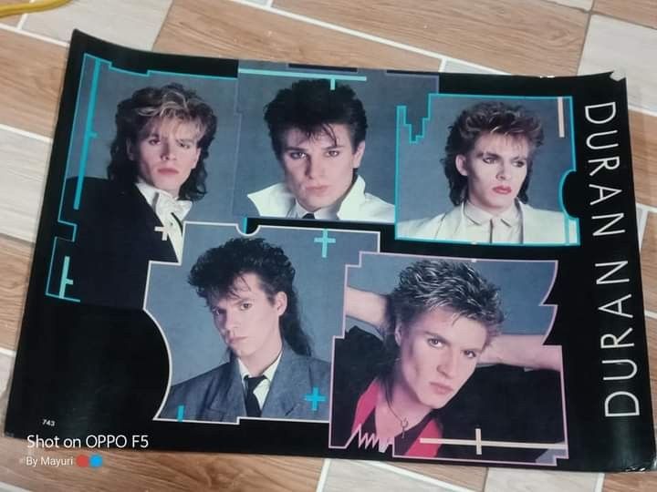 VINTAGE 80'S DURAN DURAN POSTER, Hobbies & Toys, Memorabilia ...