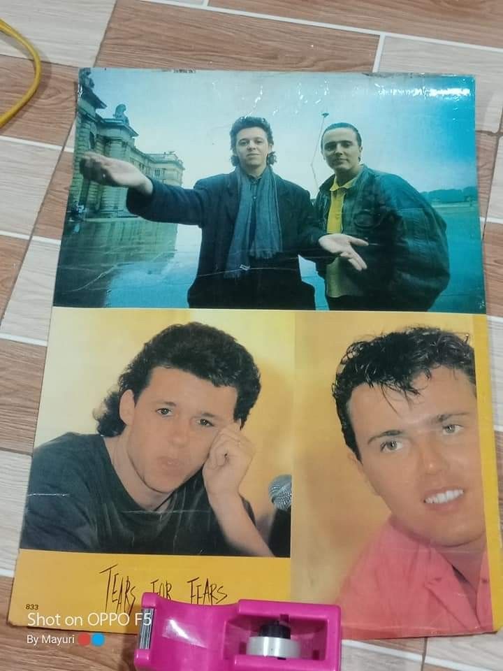 VINTAGE 80'S TEARS FOR FEARS POSTER on Carousell
