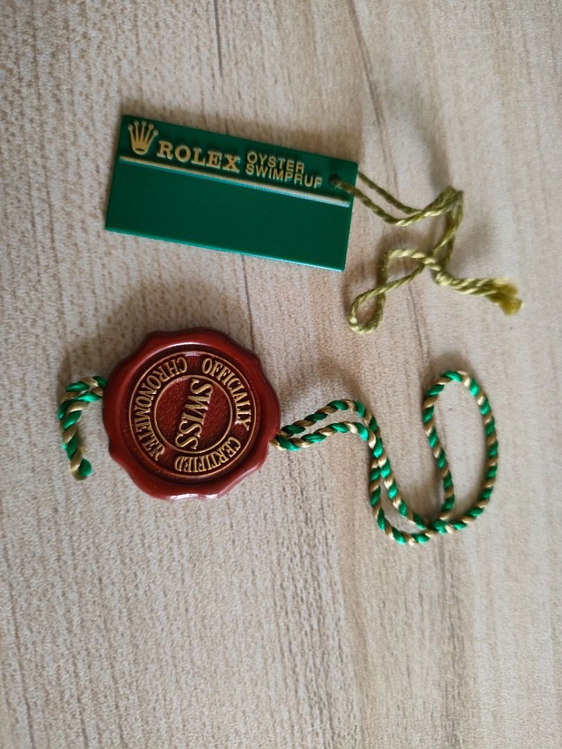 VINTAGE ROLEX TAG HOLOGRAM, Luxury, Watches on Carousell