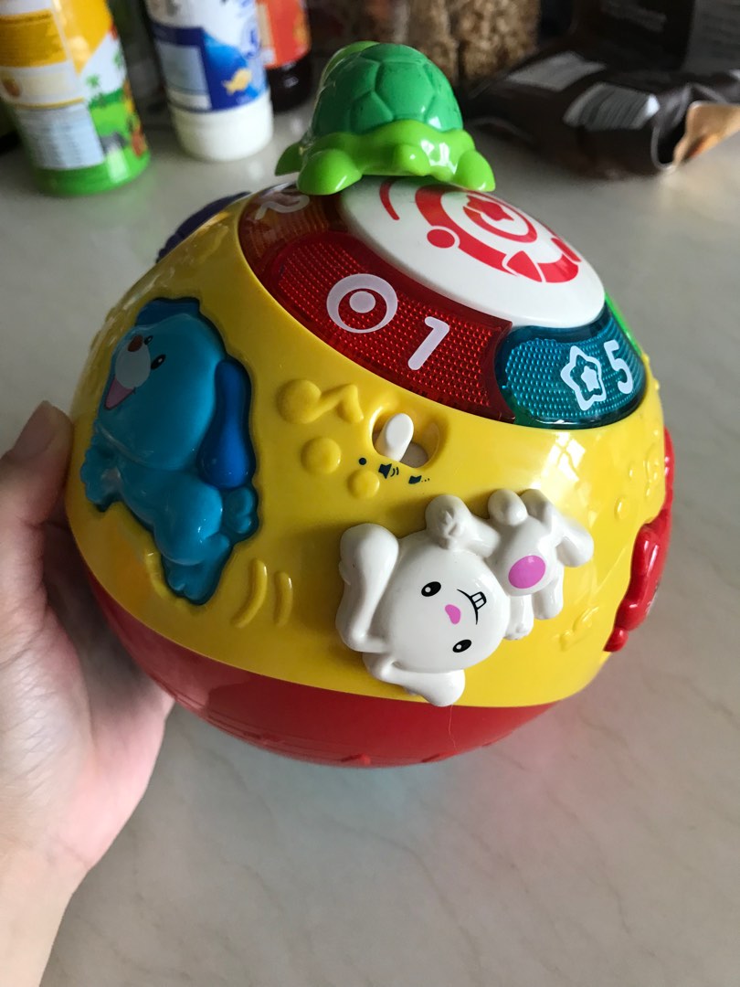 Vtech Wiggle and crawl ball, Babies & Kids, Infant Playtime on Carousell