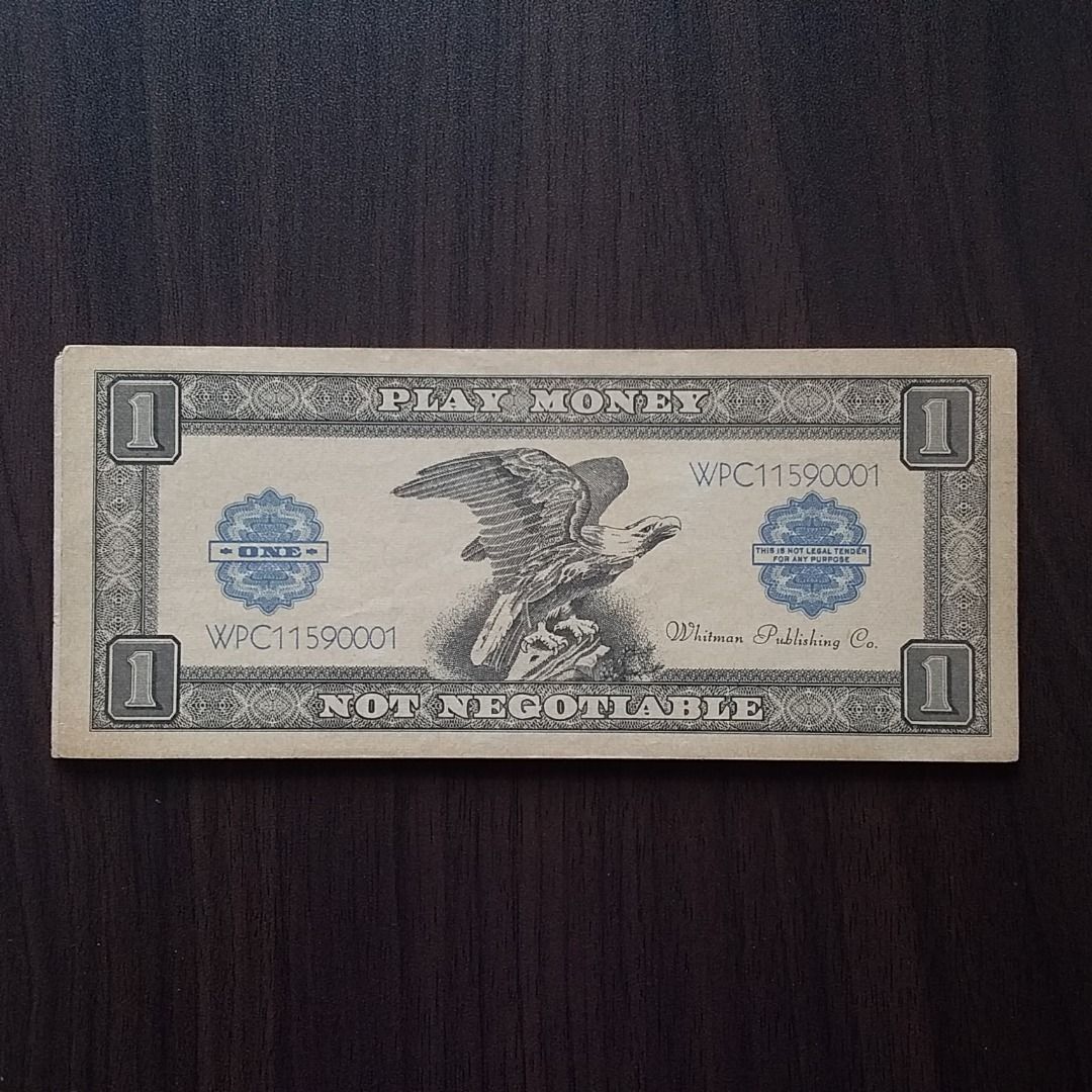 Whitman Play Money (1950s) Set of 12, Hobbies & Toys, Memorabilia ...