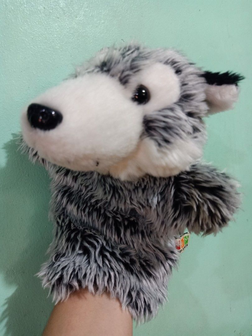 WOLF HAND PUPPET, Hobbies & Toys, Toys & Games on Carousell