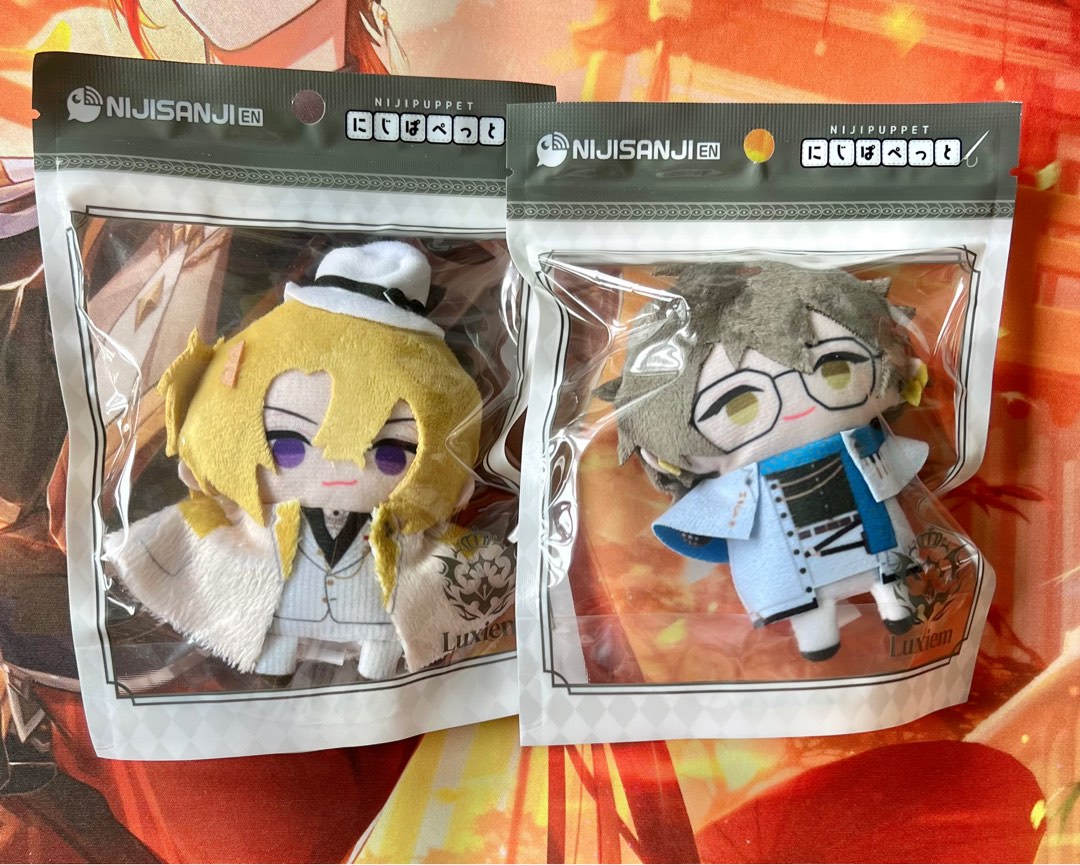 WTS (SET) Nijisanji EN Luxiem Ike and Luca puppets, Hobbies & Toys ...