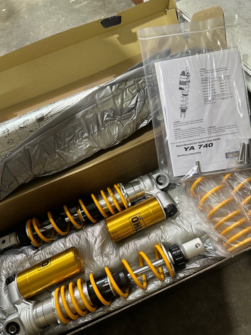 YAMAHA XMAX 300 Ohlins Rear Absorber, Motorcycles, Motorcycle ...