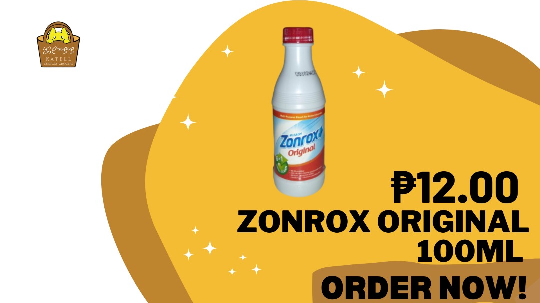 Zonrox Original 100ml, Furniture & Home Living, Cleaning & Homecare ...