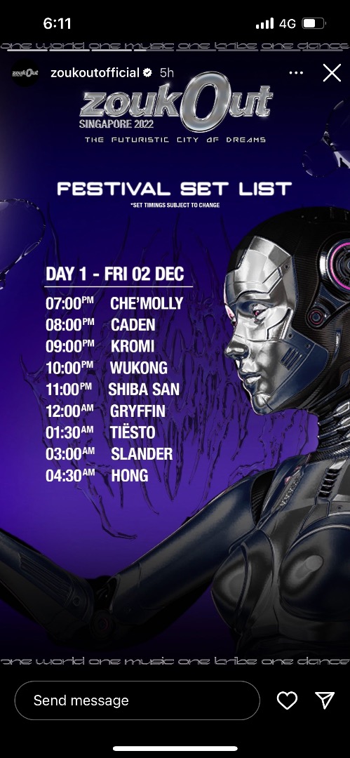 Zoukout Friday pass, Tickets & Vouchers, Event Tickets on Carousell