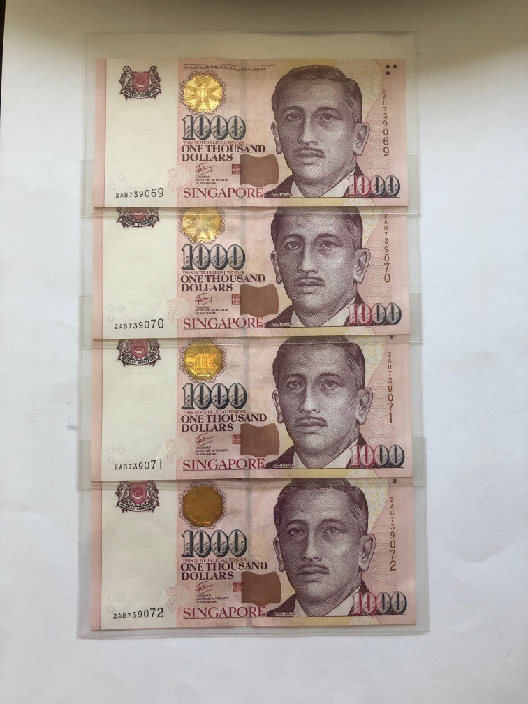 $1000 note, Hobbies & Toys, Memorabilia & Collectibles, Currency on ...