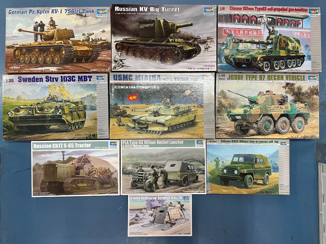 1/35 Scale TRUMPETER Tank Model Kits, Hobbies & Toys, Toys & Games on ...