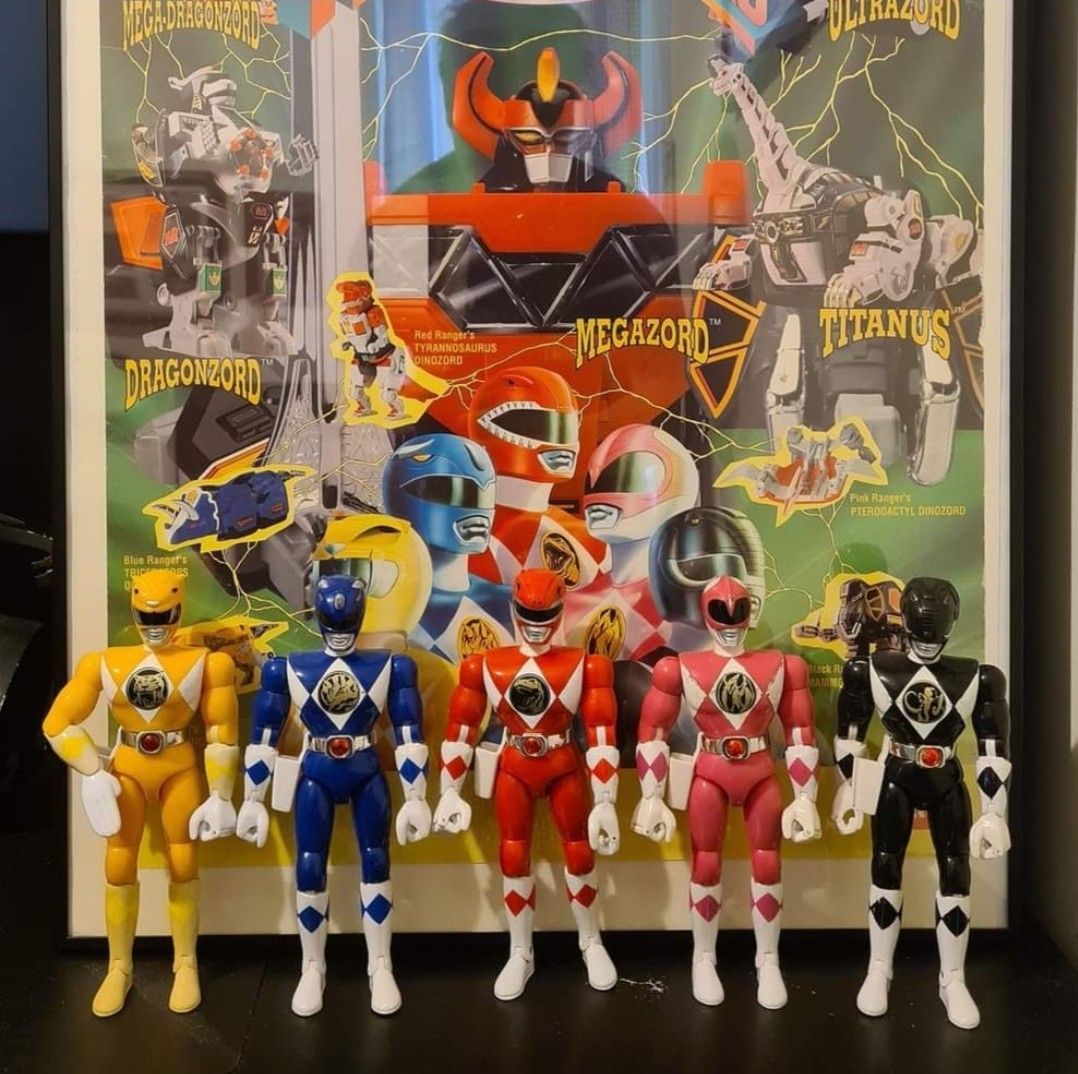 1993 Mighty Morphin Power Rangers 8" Action Figures by Bandai, Hobbies ...