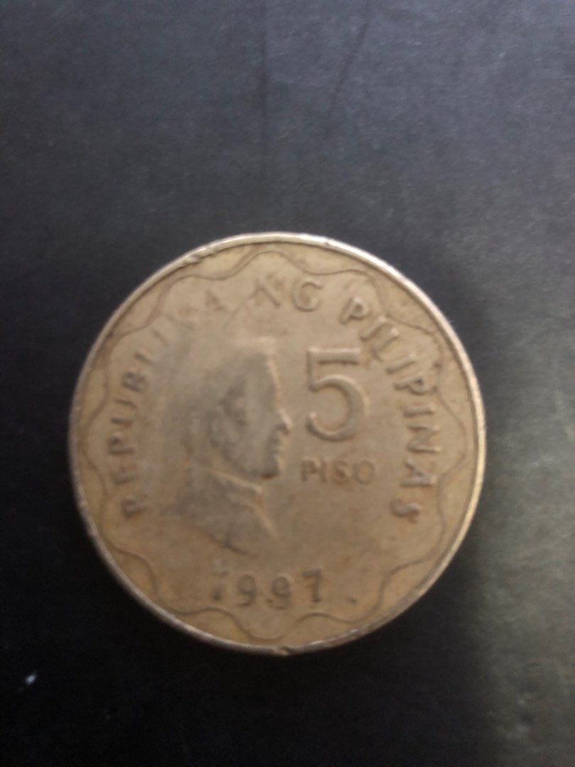 1997 5 peso error coin, Hobbies & Toys, Memorabilia & Collectibles ...