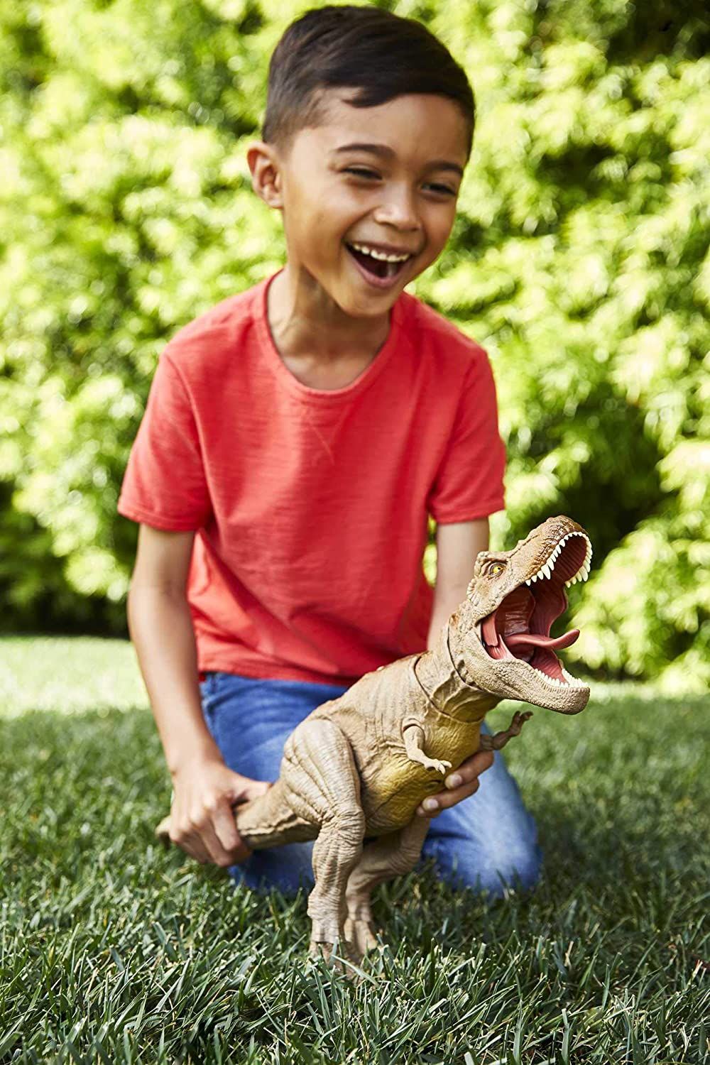 Jurassic World Epic Roarin’ Tyrannosaurus Rex Large Action Figure with ...