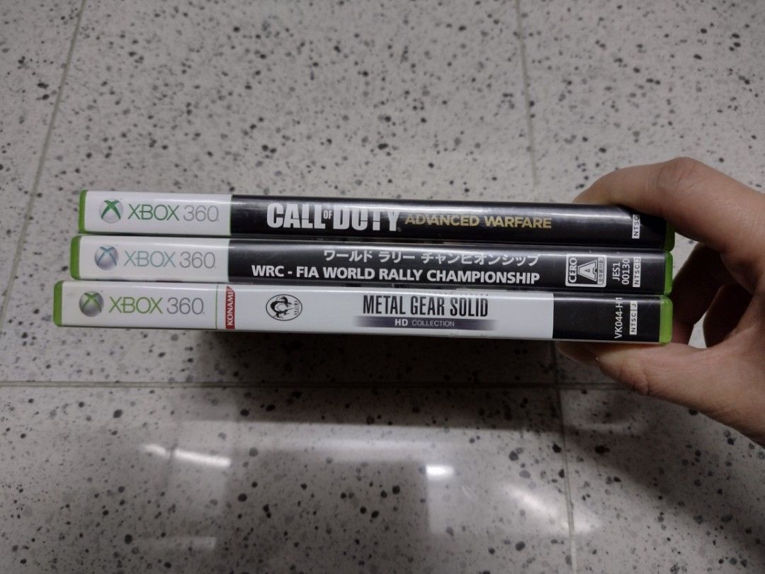 日美版 xbox360 game ( 潛龍諜影 MGS , Call of duty , WRC ) 共3隻, 電子遊戲, 電子遊戲 ...