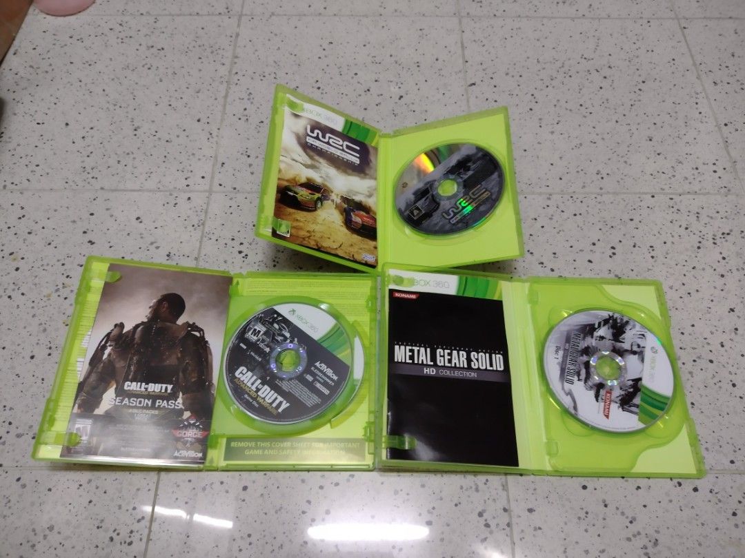 日美版 xbox360 game ( 潛龍諜影 MGS , Call of duty , WRC ) 共3隻, 電子遊戲, 電子遊戲 ...