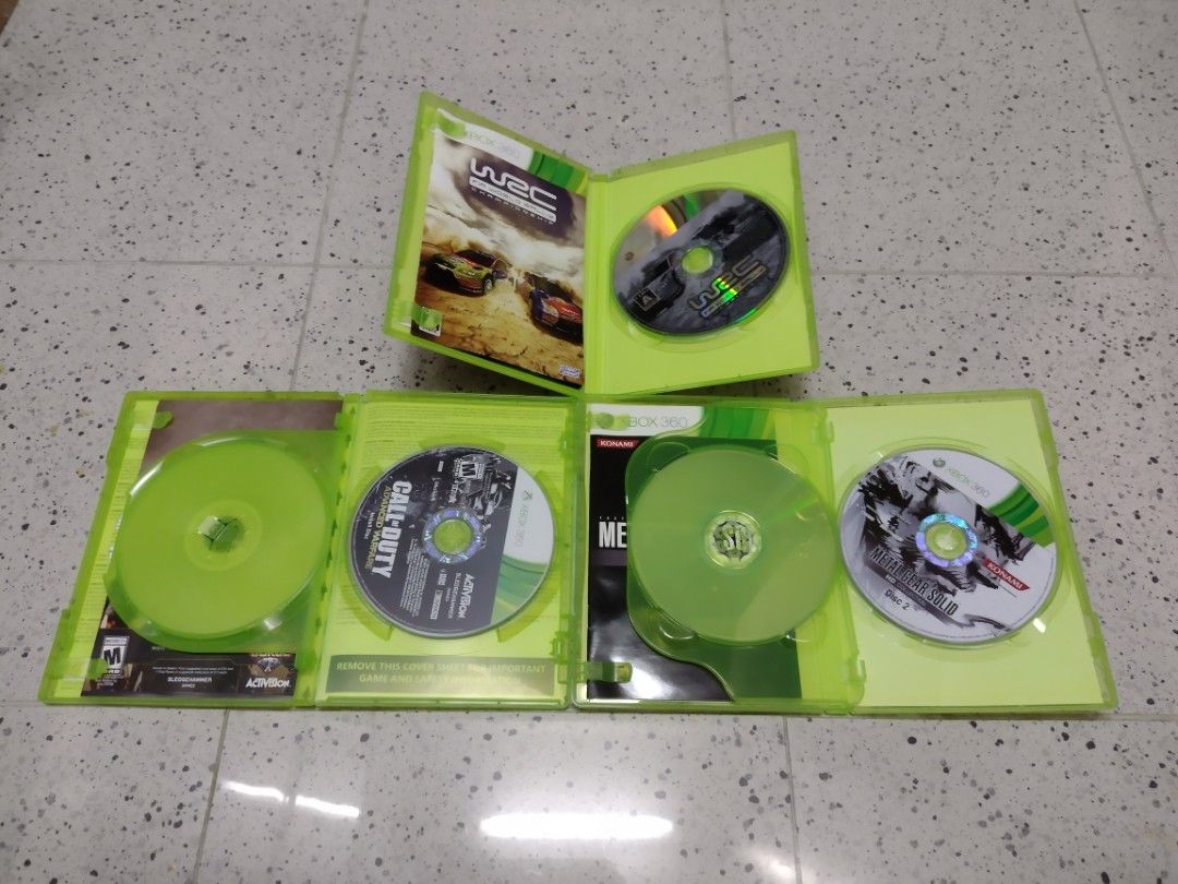 日美版 xbox360 game ( 潛龍諜影 MGS , Call of duty , WRC ) 共3隻, 電子遊戲, 電子遊戲 ...