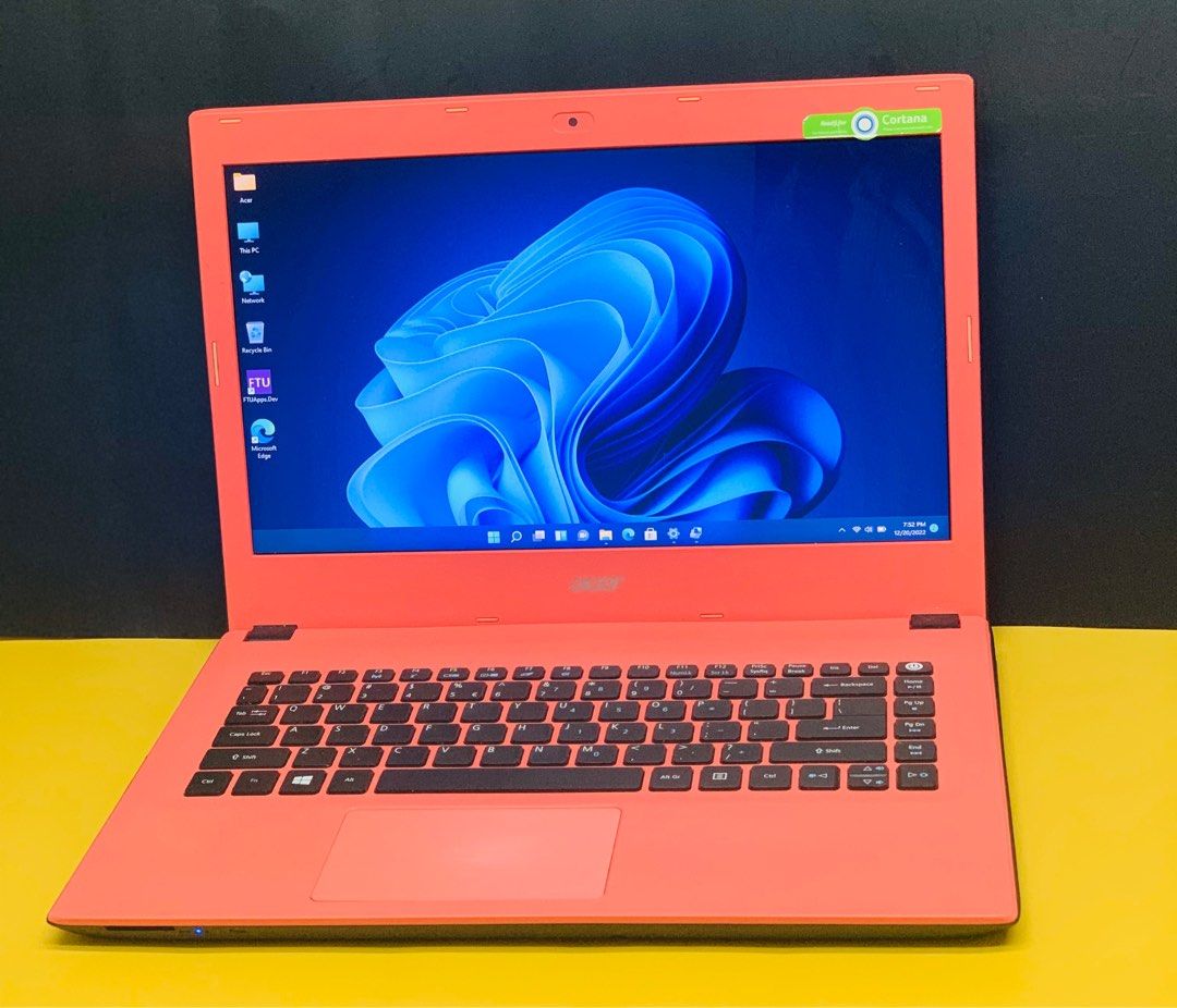 Acer slim pink laptop gen 5 like new with SSD win 11 Pro microsoft ...