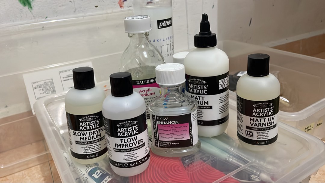 Acrylic mediums, Hobbies & Toys, Stationery & Craft, Craft Supplies ...