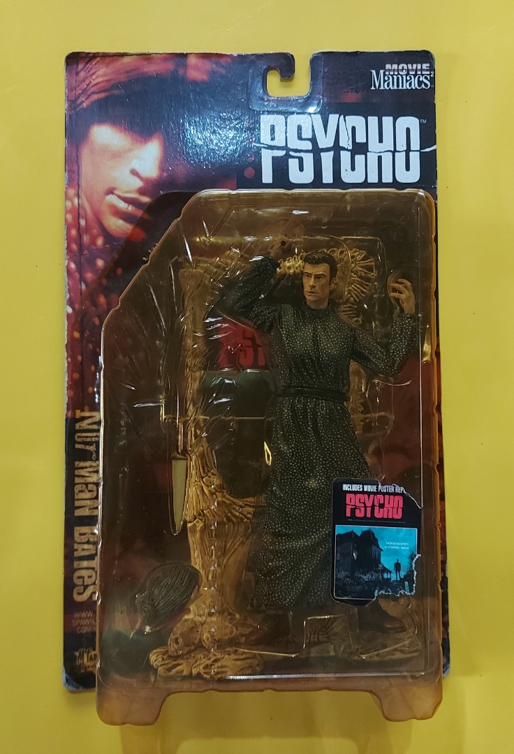 Action Figure - McFarlane Toys, Psycho, Movie Maniacs Series 2, Hobbies ...