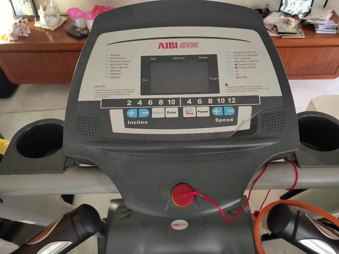 Aibi Treadmill, Sports Equipment, Exercise & Fitness, Cardio & Fitness ...