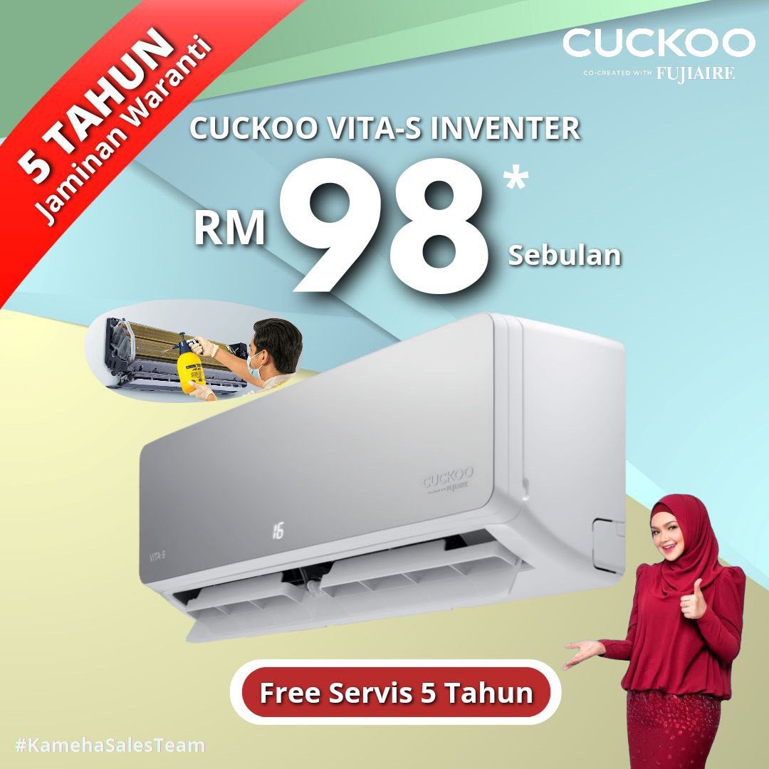 AIRCOND INVERTER CUCKOO, TV & Home Appliances, Air Conditioners ...