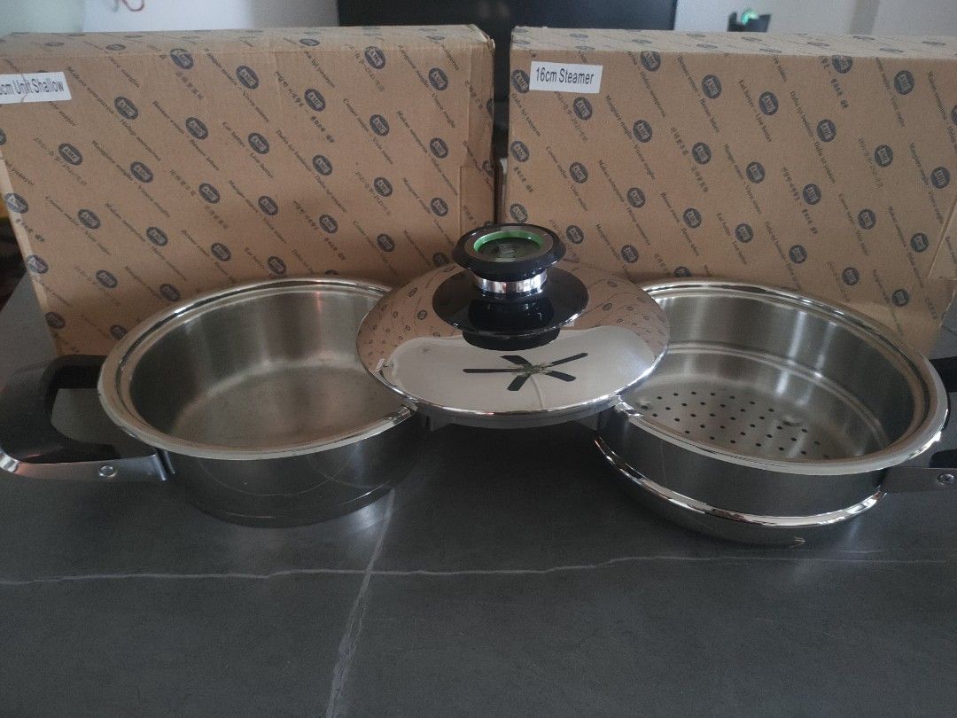 AMC Pot and Steamer, Furniture & Home Living, Kitchenware & Tableware ...