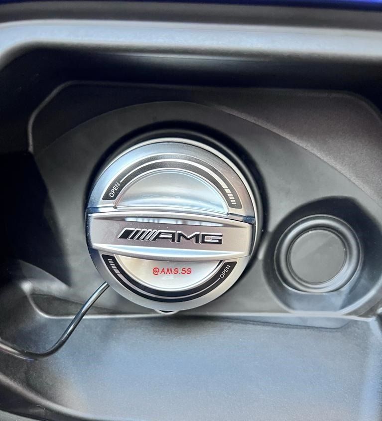 AMG Fuel Filler Cap Chrome Genuine Original Mercedes-AMG, Car ...