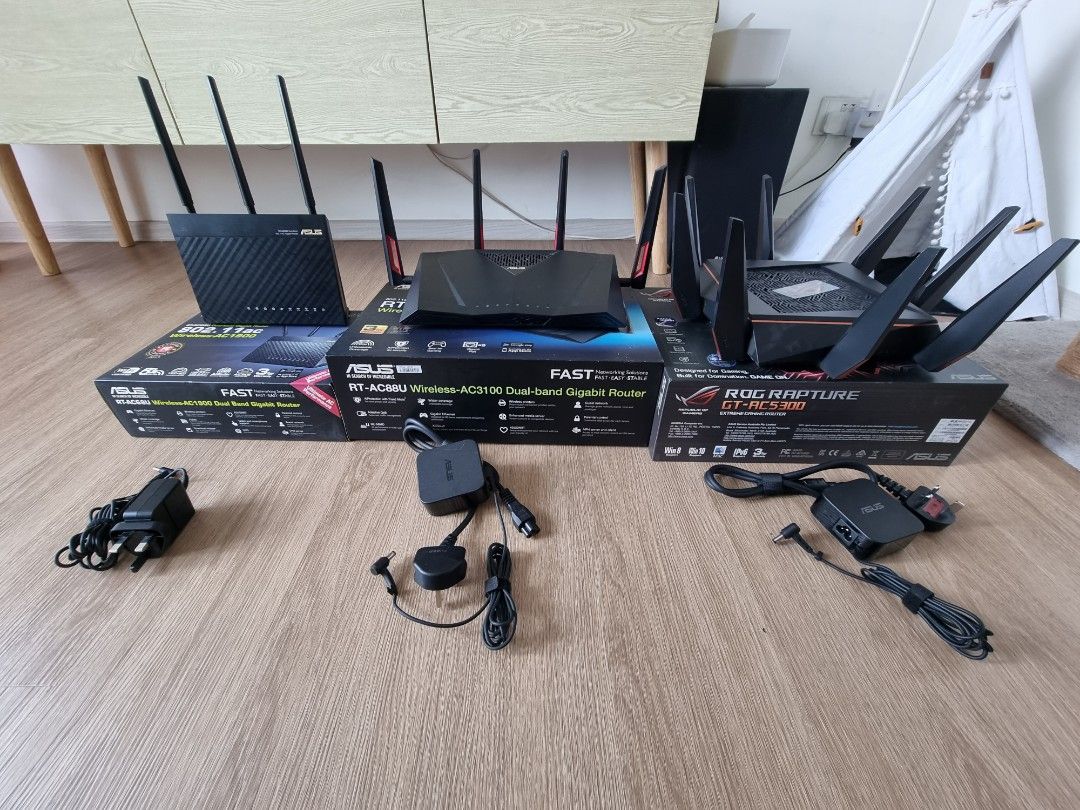 Asus Routers Ai Mesh (GT-AC5300 RT-AC88U RT-AC68U), Computers & Tech, Parts & Accessories ...