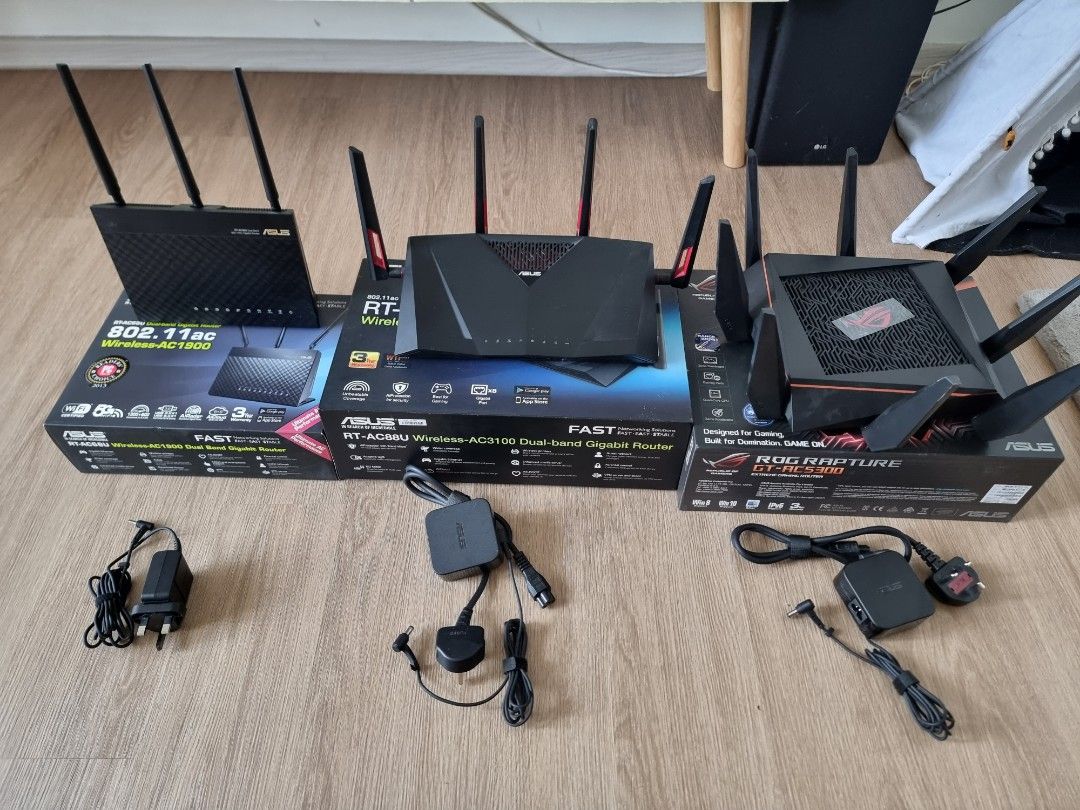 Asus Routers Ai Mesh (GT-AC5300 RT-AC88U RT-AC68U), Computers & Tech, Parts & Accessories ...