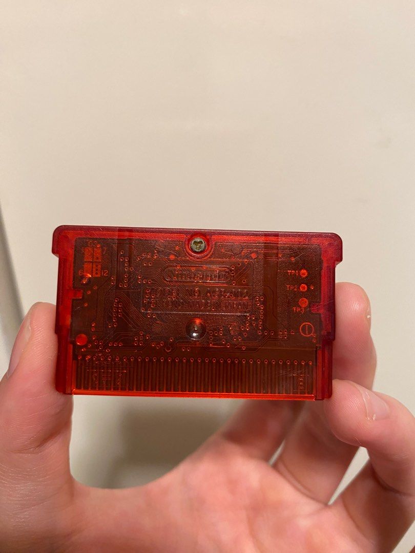 pokemon ruby cartridge inside