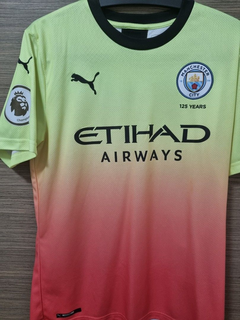Authentic Man City 3rd kit 2020, Men's Fashion, Activewear on Carousell