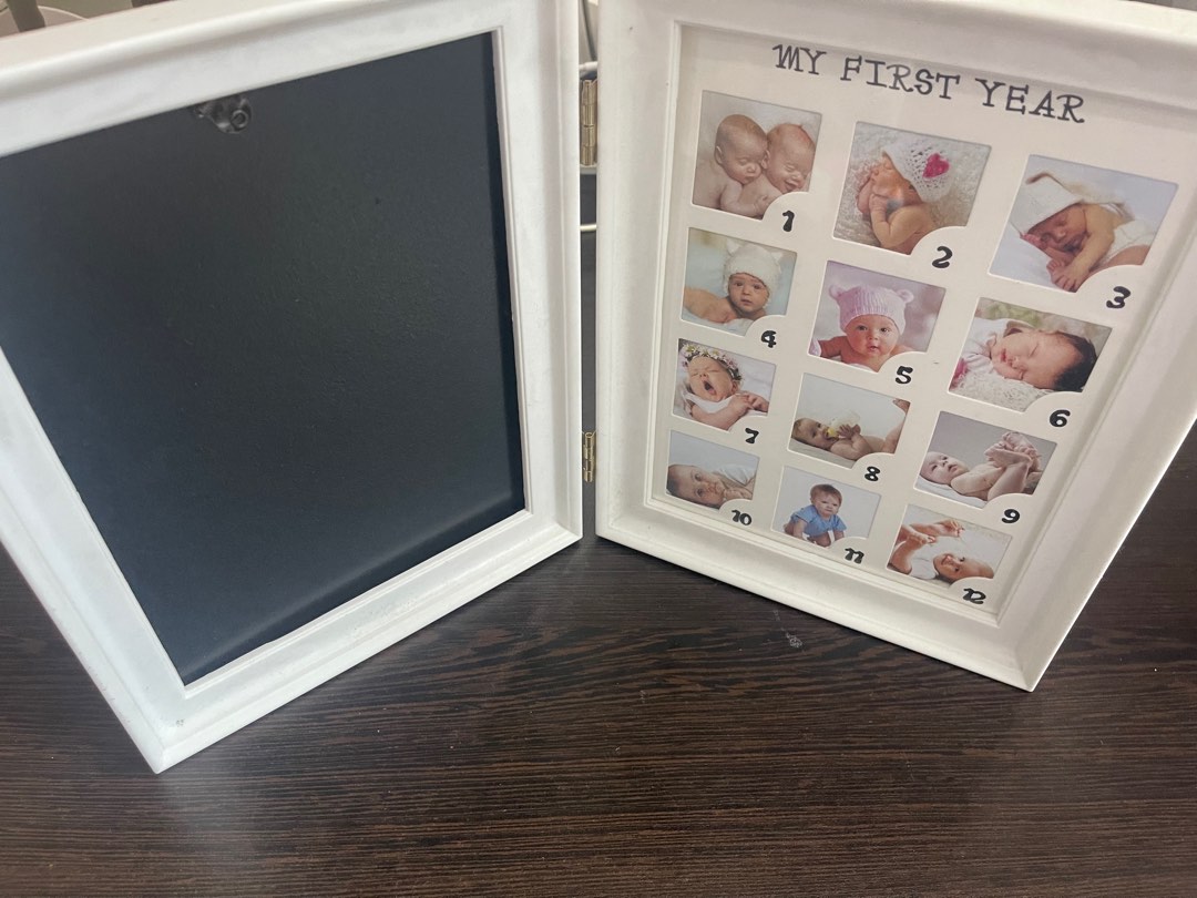 Baby First Milestone Frame, Furniture & Home Living, Home Decor, Frames ...