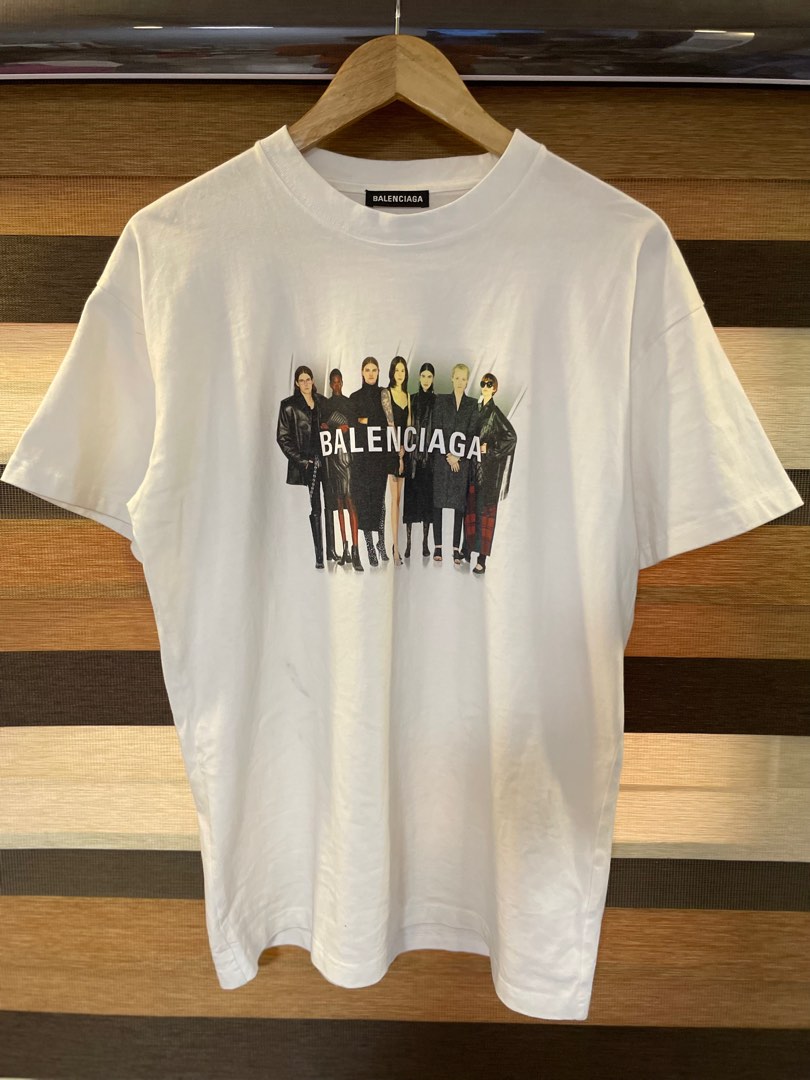 BALENCIAGA TOP MODEL TEE, Men's Fashion, Tops & Sets, Tshirts & Polo ...