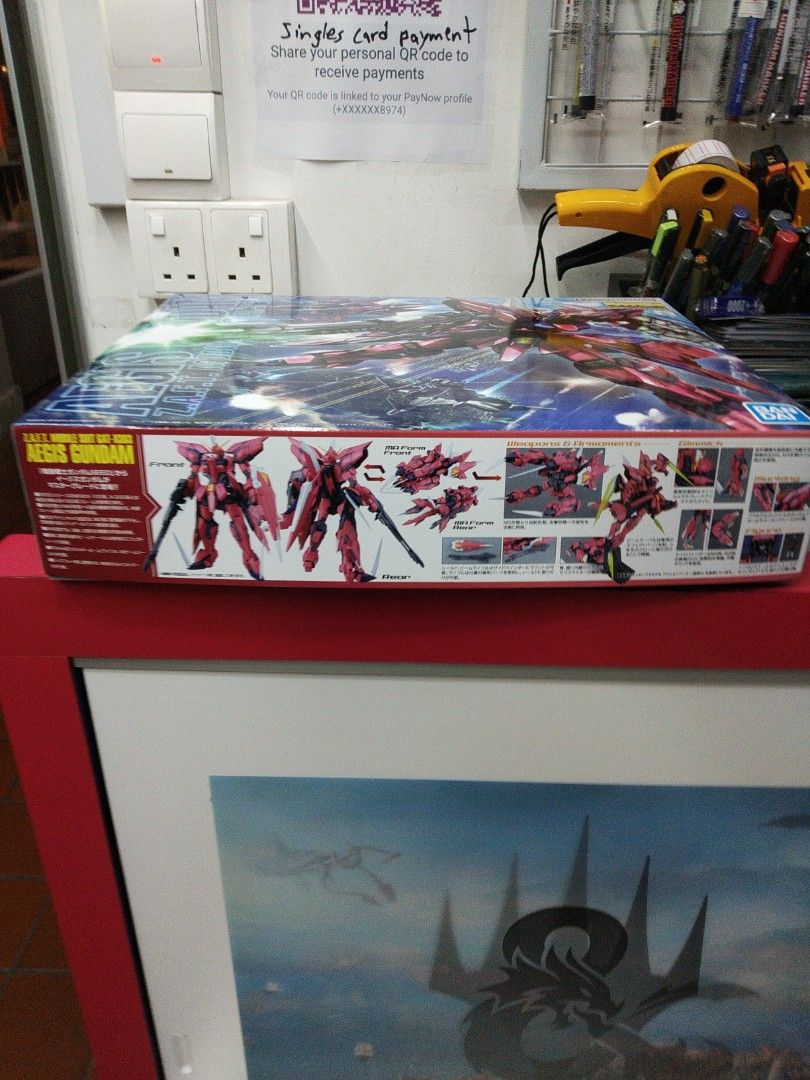 Bandai MG Master Grade 1/100 Aegis Gundam, Hobbies & Toys, Toys & Games ...
