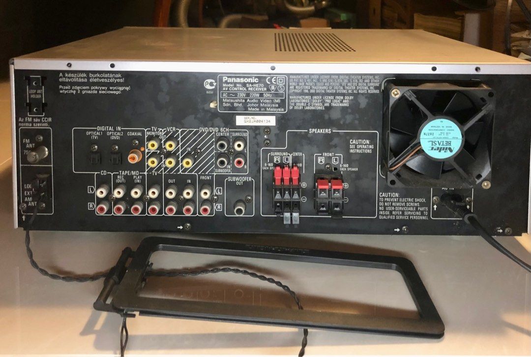 Bargain - AV Receiver Panasonic SA-HE70, Audio, Soundbars, Speakers ...