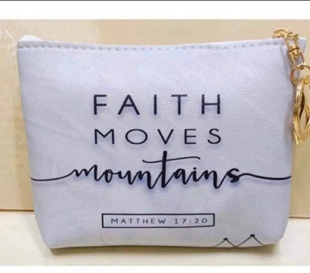 Bible verse coin purse, Women's Fashion, Bags & Wallets, Purses ...