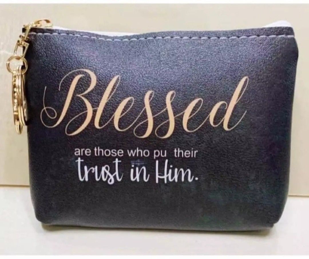 Bible verse coin purse, Women's Fashion, Bags & Wallets, Purses ...